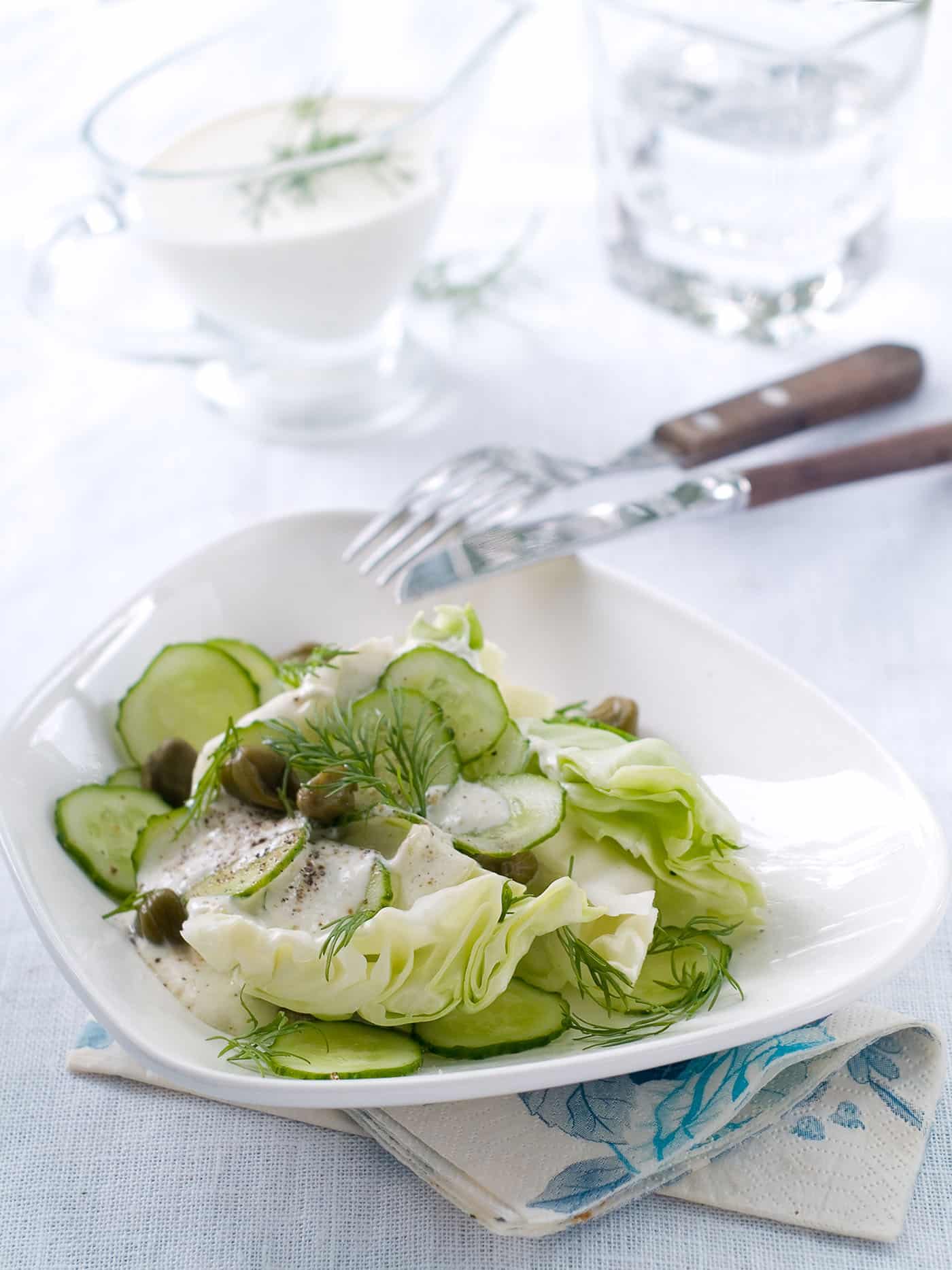 Cucumber Salad with Za’atar Yogurt - Wine and Country Life