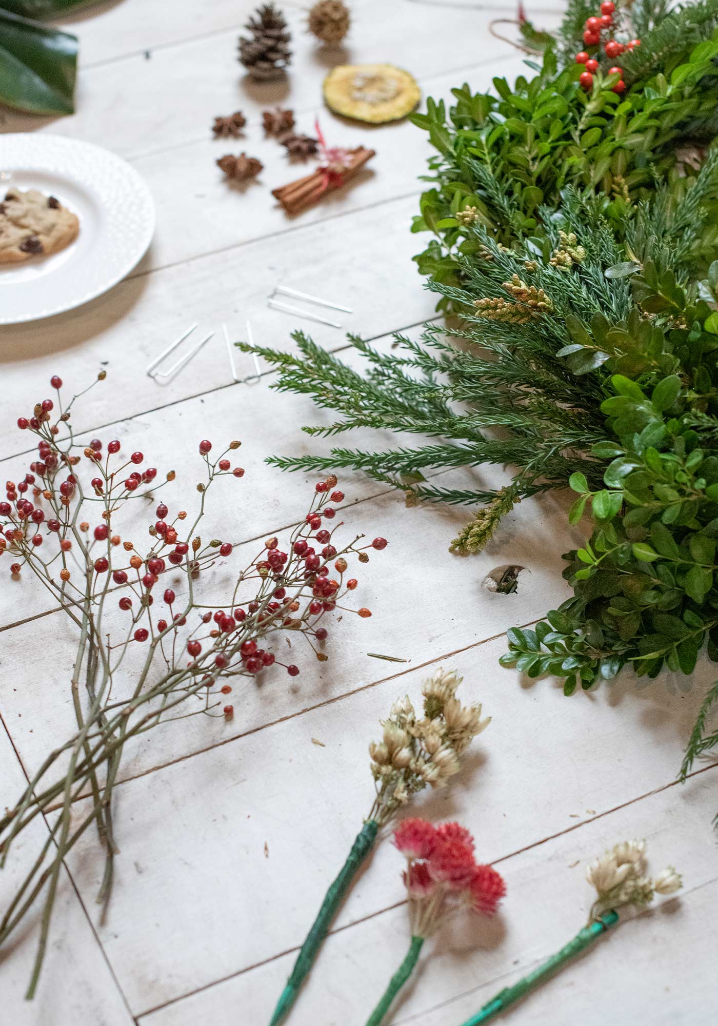 Holiday Wreath Making at Pippin Hill - Wine and Country Life