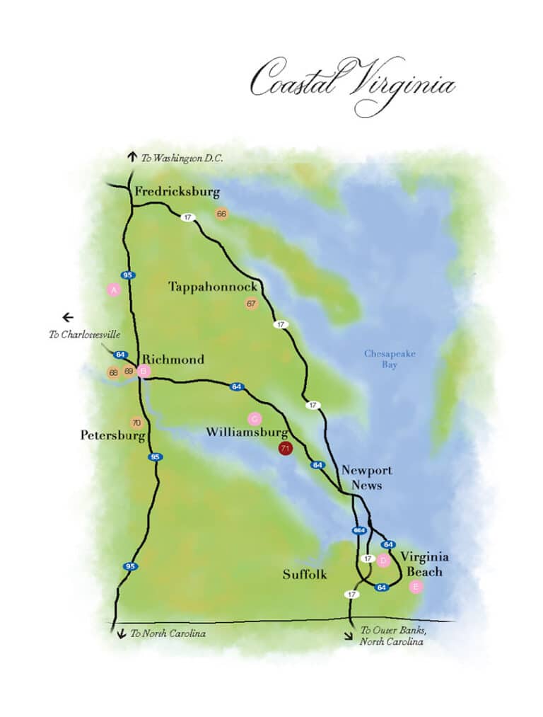 Virginia Winery Maps - Wine and Country Life