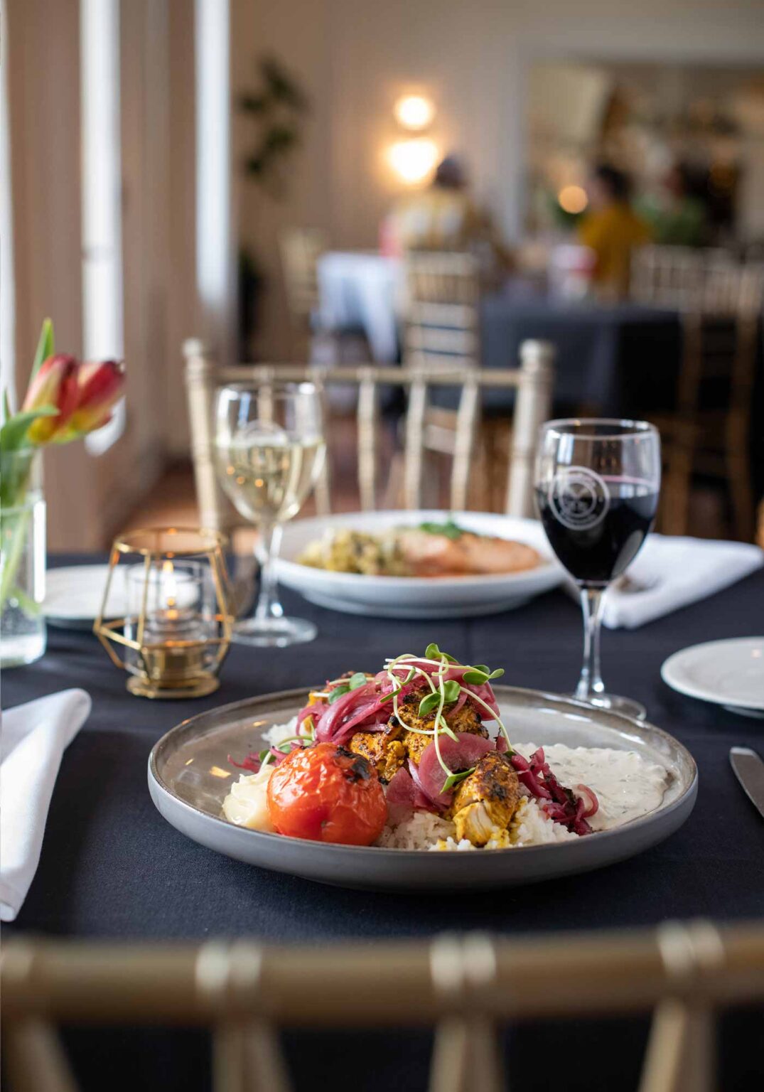 Dinner and Wine at CrossKeys Vineyards - Wine and Country Life