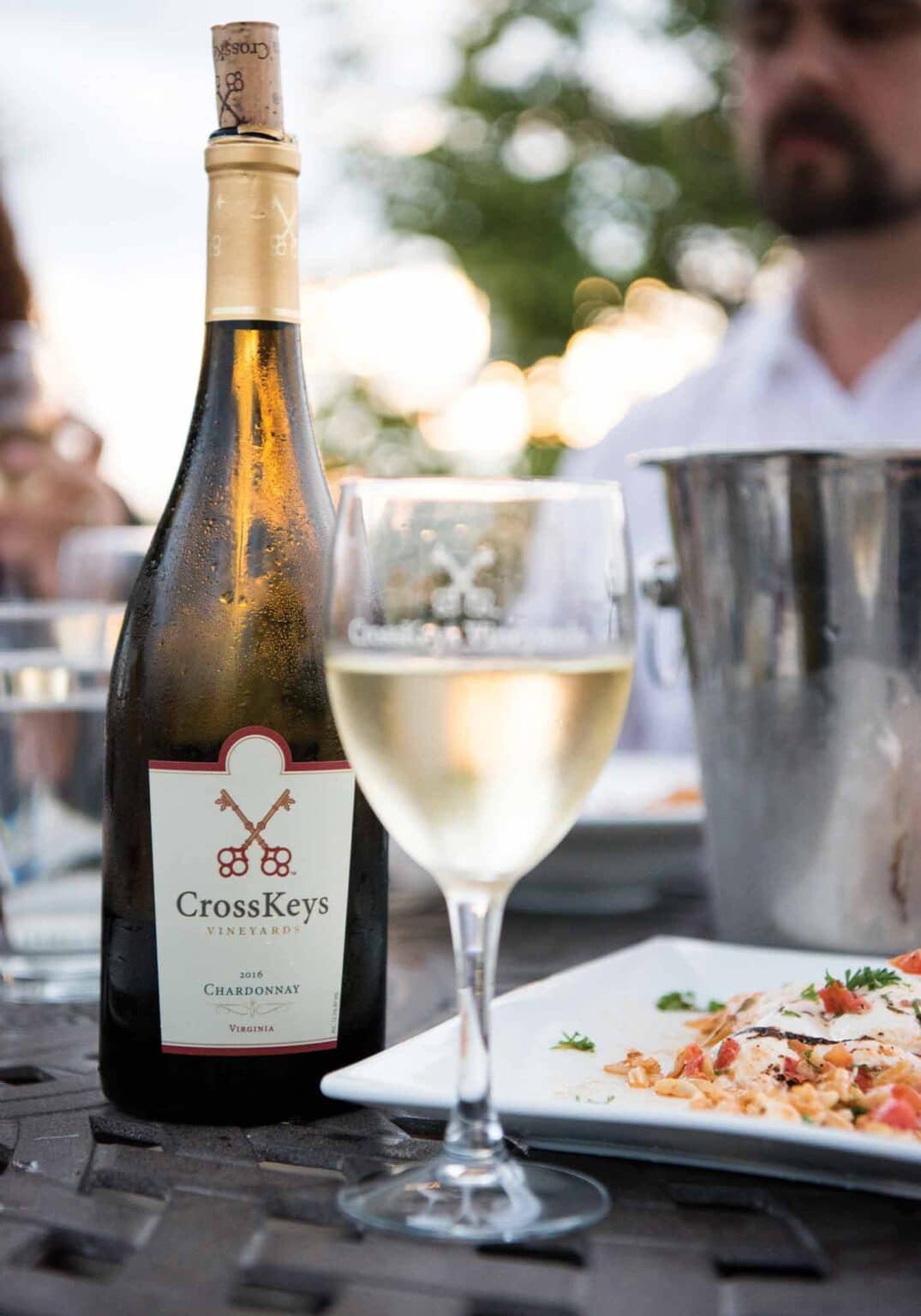 Dinner and Wine at CrossKeys Vineyards - Wine and Country Life